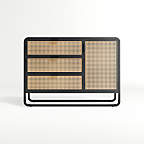 Anaise Cane 3-Drawer Chest + Reviews | Crate & Barrel