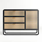 Anaise Cane 3-Drawer Chest + Reviews | Crate & Barrel