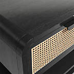 Anaise Cane Nightstand | Crate & Barrel