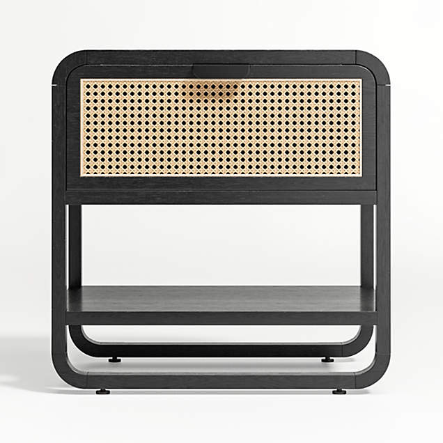 Anaise Cane Storage Bench + Reviews | Crate & Barrel Canada