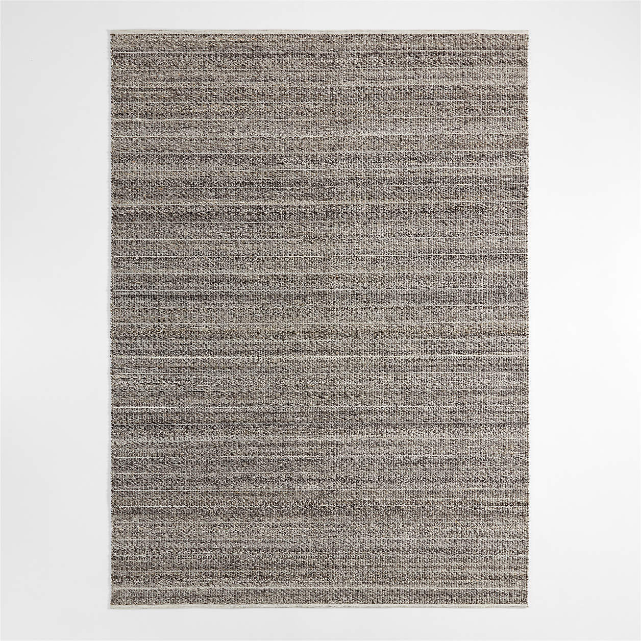Andalucia Performance Handwoven Grey Area Rug 8'x10' | Crate & Barrel