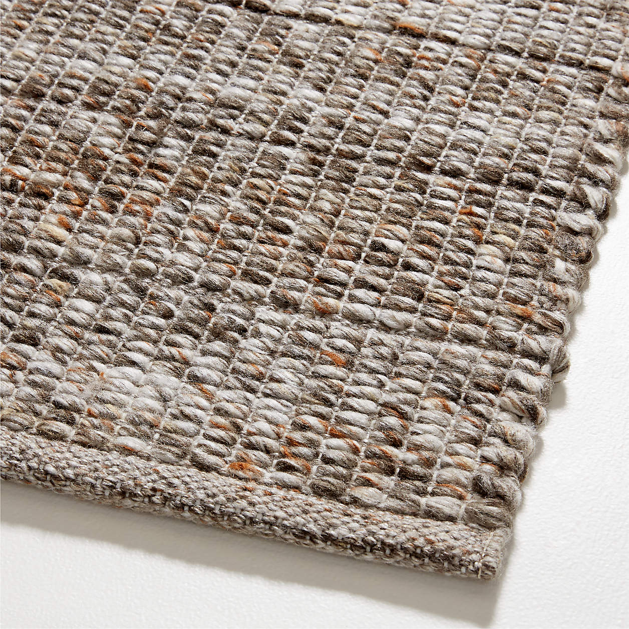 Andalucia Performance Handwoven Taupe Beige Rug Swatch 12"x18" | Crate ...