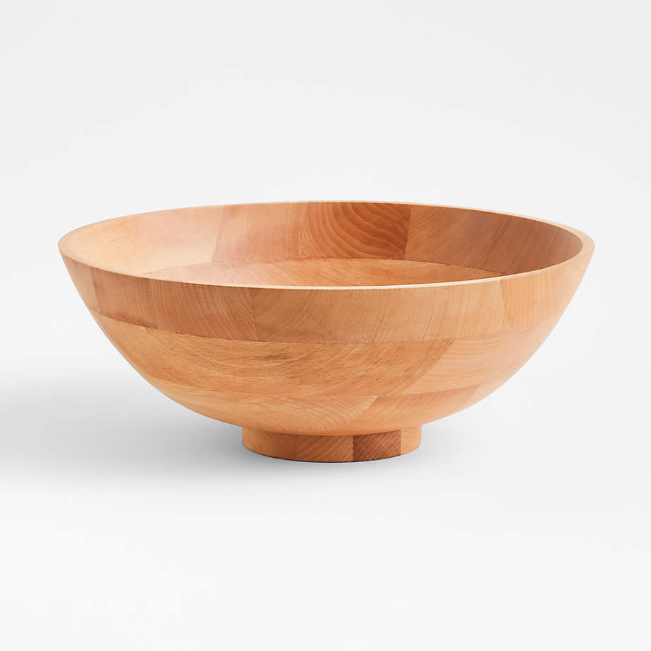 Anders 15 Natural Wood Serving Bowl Reviews Crate And Barrel