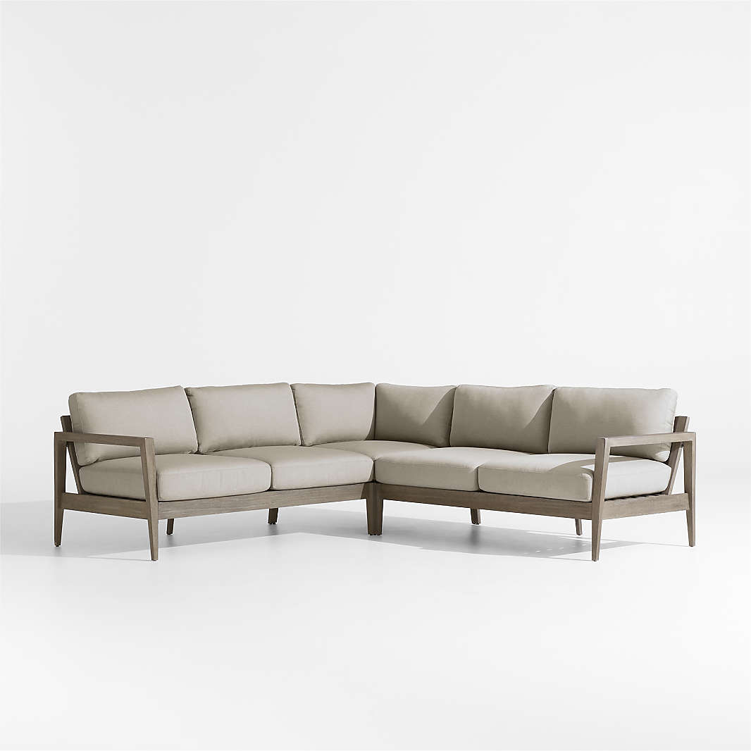 L-Shaped Outdoor Couches & Patio L-Shaped Sectionals | Crate & Barrel