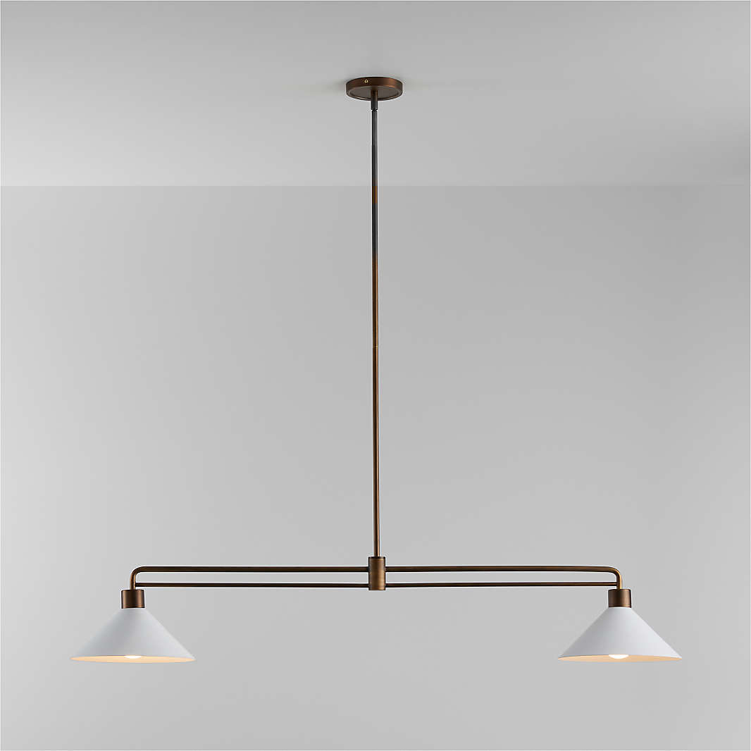 Brass Pendant Lights Crate And Barrel