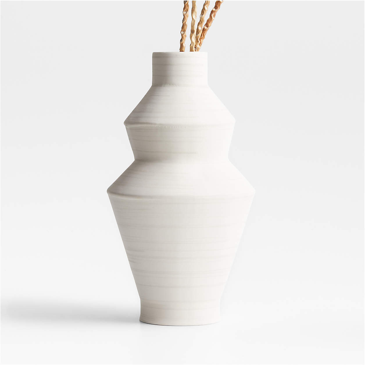 Angle Ceramic Vases | Crate & Barrel