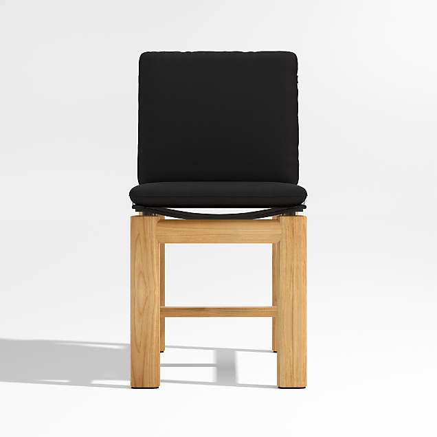 Batten Teak Outdoor Side Chair + Reviews | Crate & Barrel