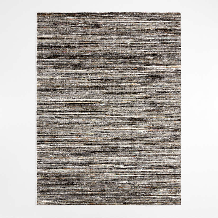 Antwerp Performance Charcoal Grey Area Rug 8'x10' + Reviews | Crate ...