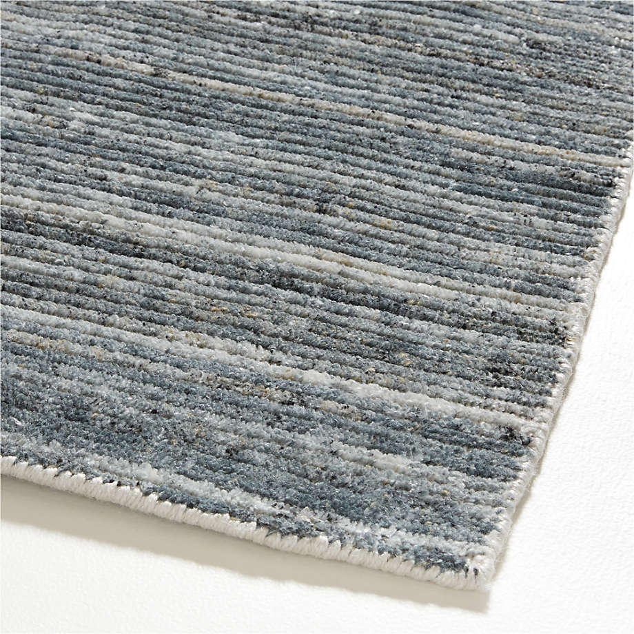 Antwerp Performance Nickel Grey Rug Swatch 12"x18" | Crate & Barrel