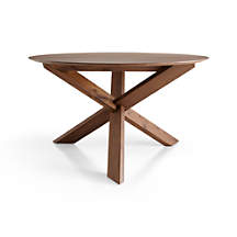 Apex 51" Round Dining Table | Crate & Barrel
