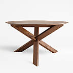 Apex 51" Round Dining Table | Crate & Barrel