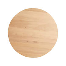 Apex White Oak 64" Round Dining Table | Crate & Barrel
