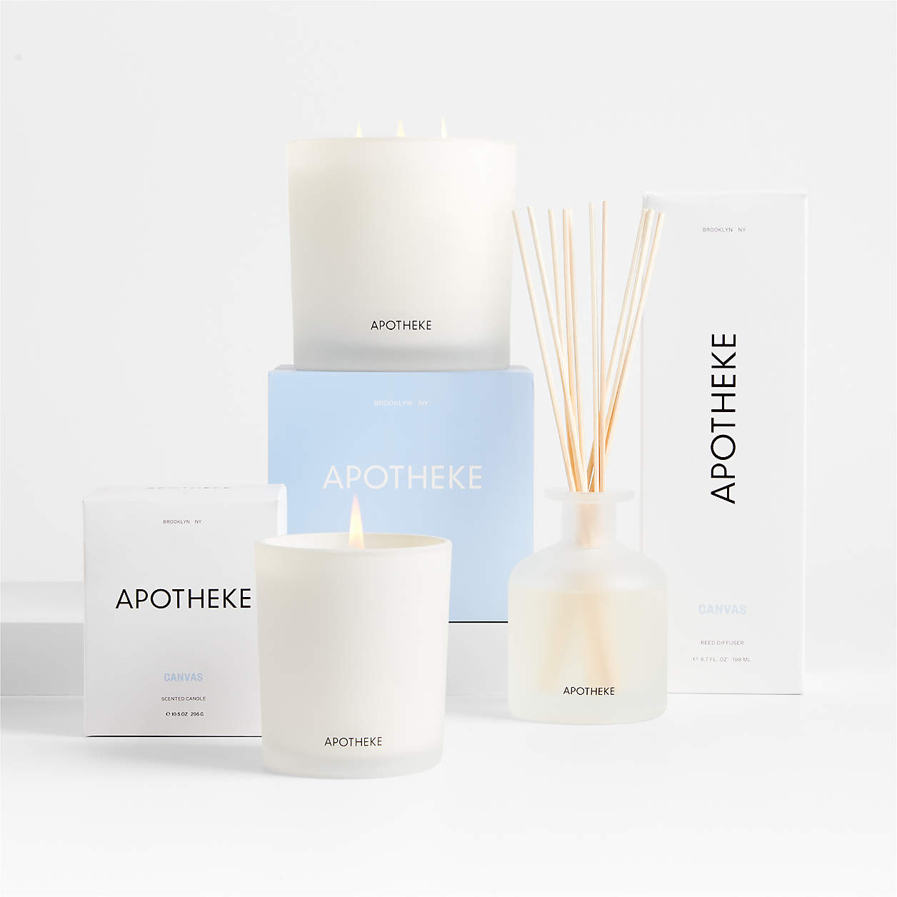 Apotheke Canvas-Scented Candles and Diffuser | Crate & Barrel Canada