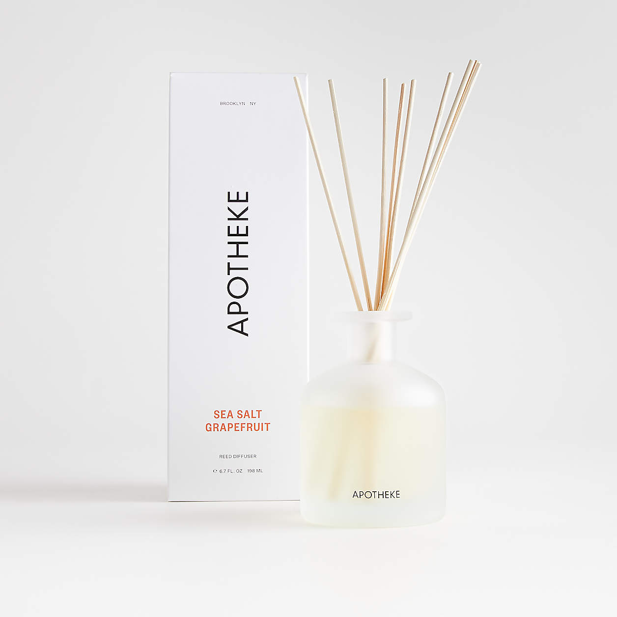 Apotheke Sea Salt Grapefruit Reed Diffuser + Reviews | Crate & Barrel