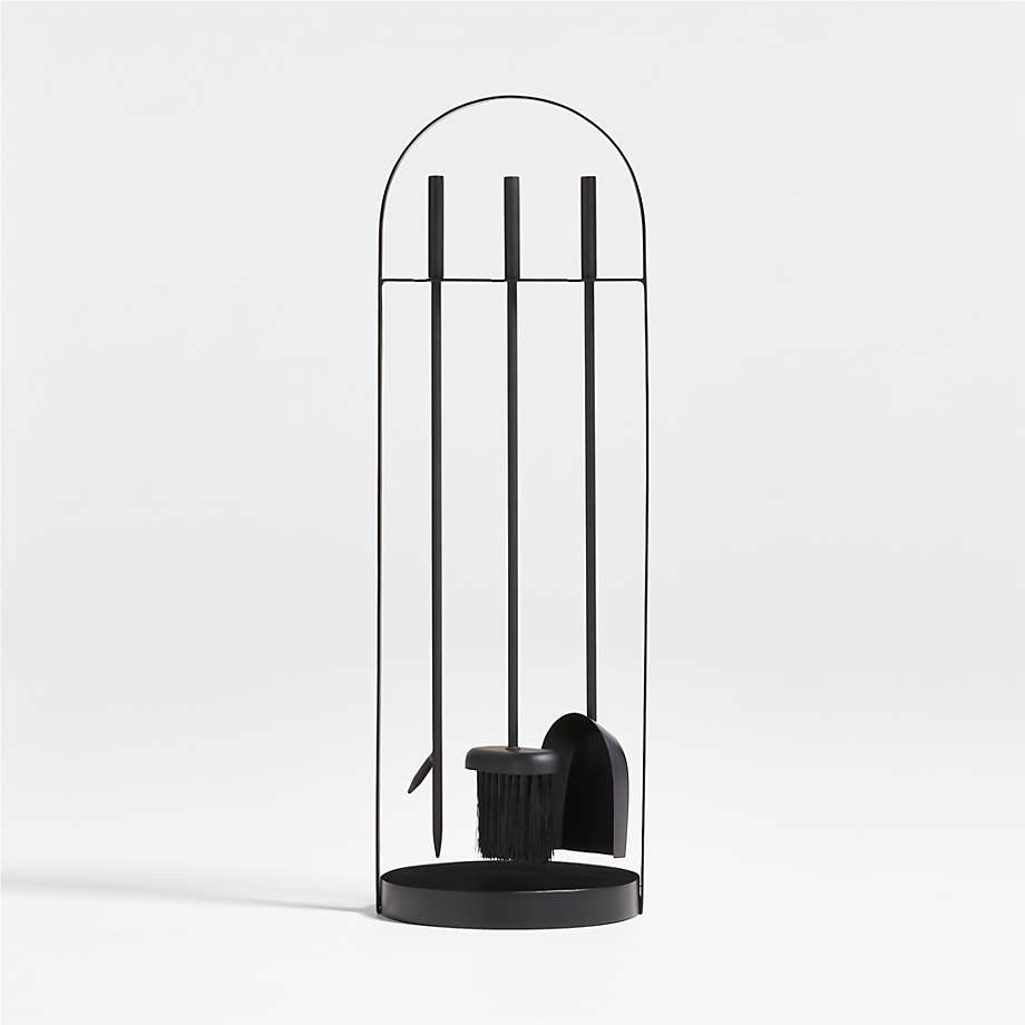 Black Arch Fireplace Tools | Crate & Barrel