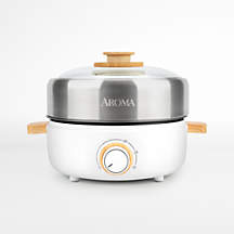 AROMA 2.5-Qt. Multi-Grill Hot Pot + Reviews | Crate & Barrel