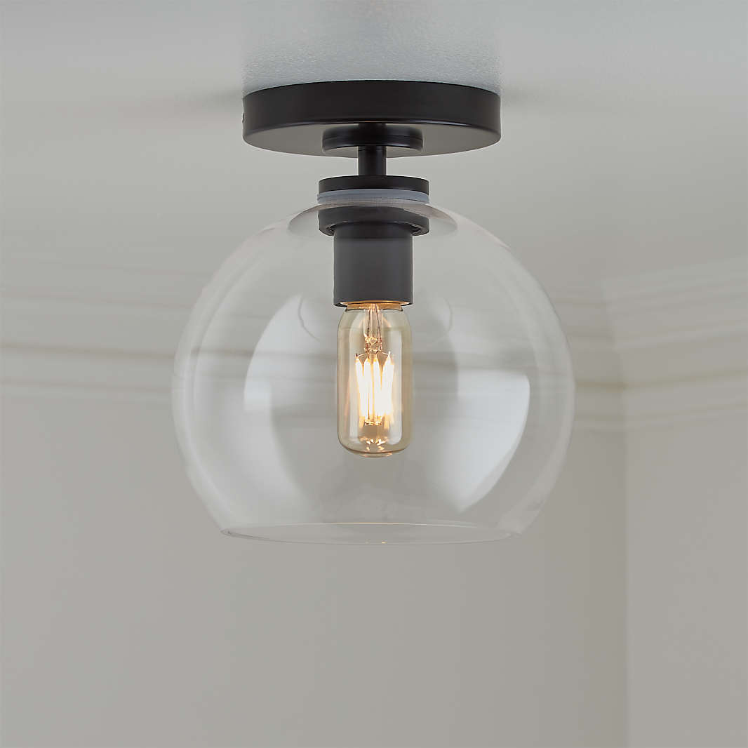 Flush Mount Lighting: Flush Mounted LED Ceiling Lights | Crate & Barrel