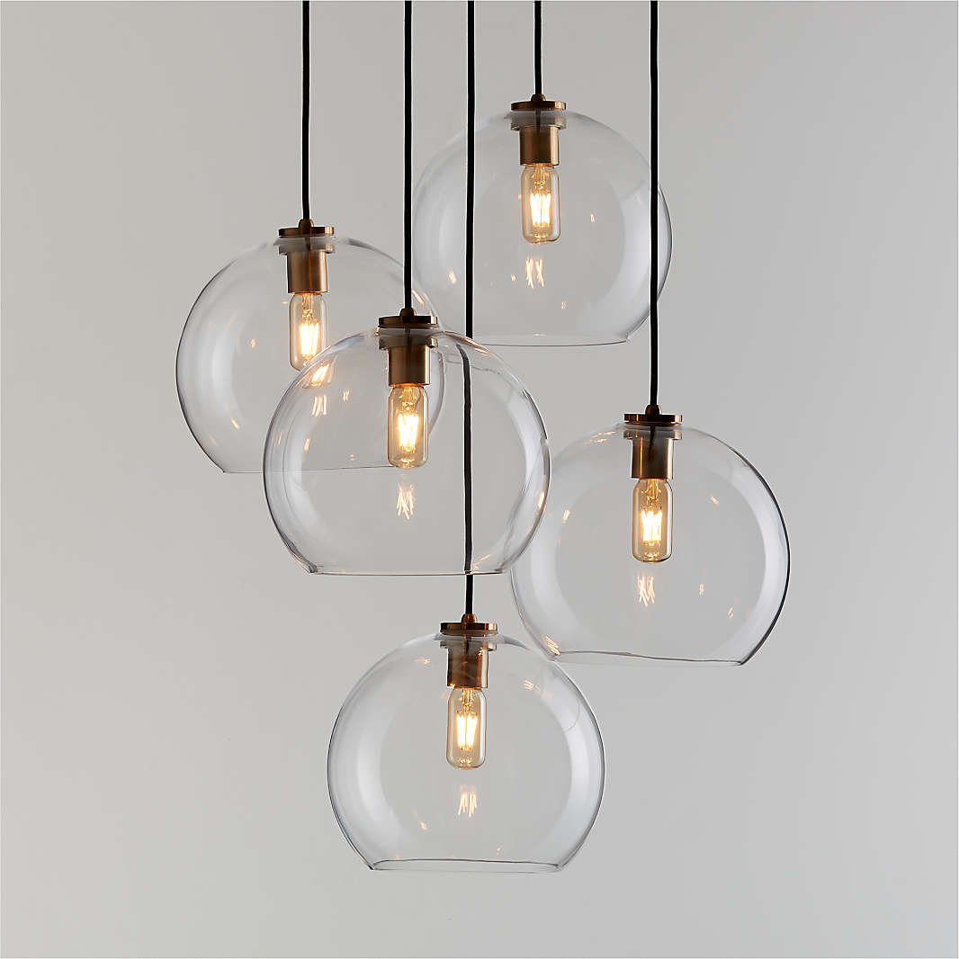 Brass Pendant Lights Crate And Barrel