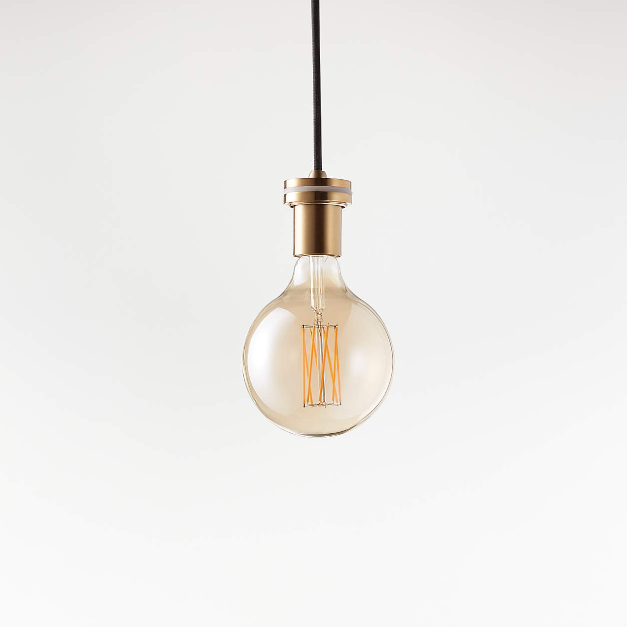 Arren Brass Single Pendant Light Socket + Reviews | Crate & Barrel Canada