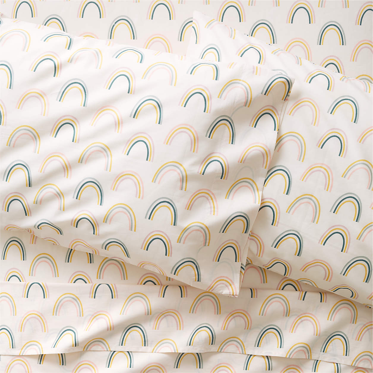 Modern Asha Kids Organic Rainbow Bedding | Crate & Kids | Crate & Kids