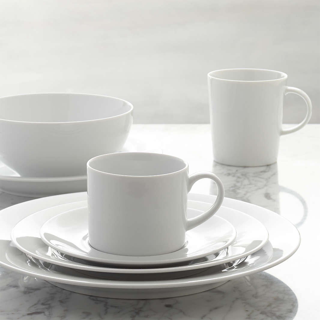 White Porcelain Dinnerware | Crate & Barrel