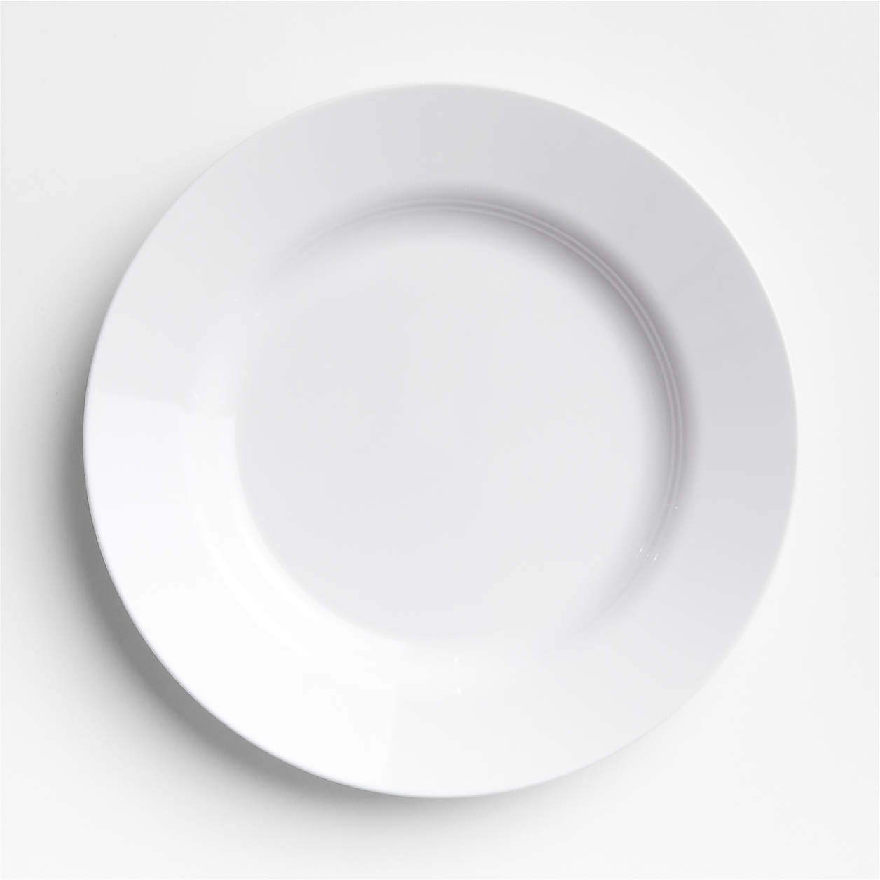 Aspen Rimmed Melamine Dinner Plate + Reviews | Crate & Barrel