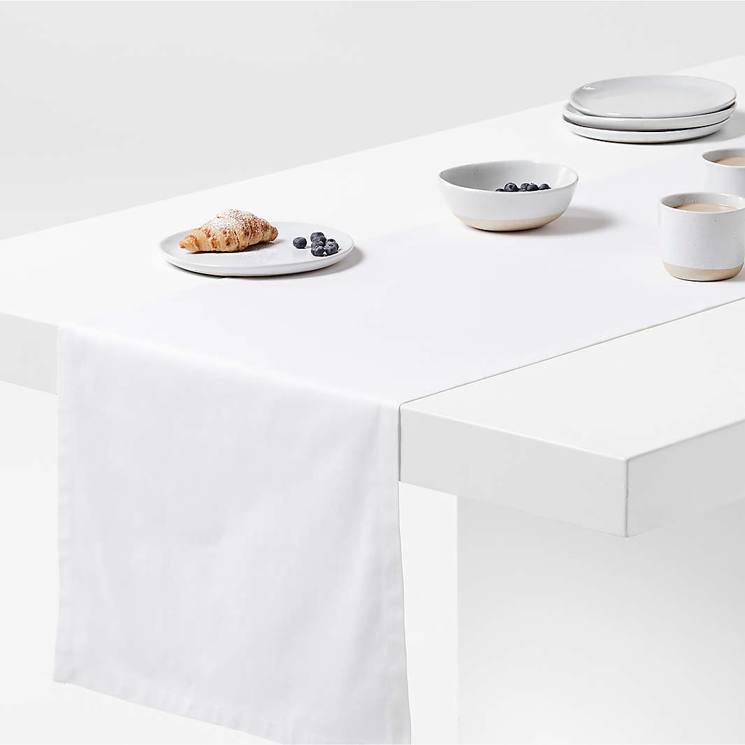 Table Runners: Modern & Linen Dining Table Runners | Crate & Barrel
