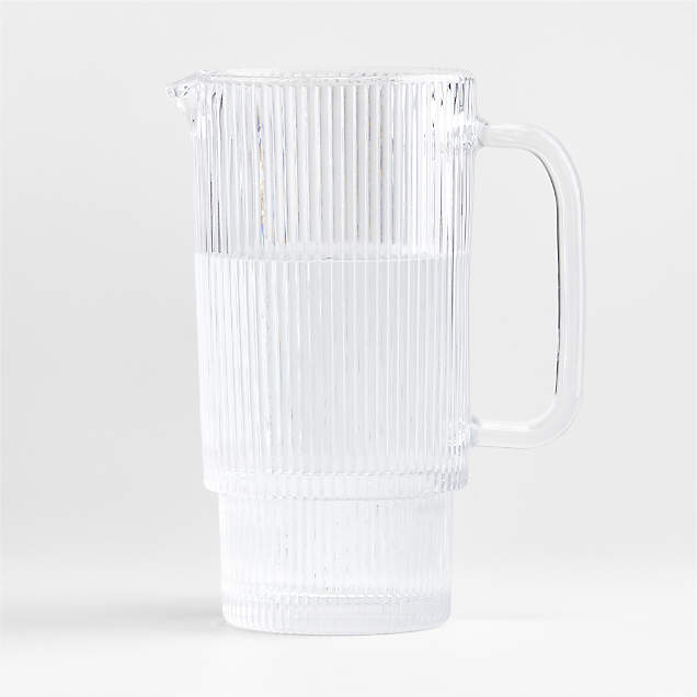 Atwell 10-oz. Stackable Ribbed Glass Mug + Reviews | Crate & Barrel Canada