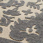 Avalon Wool Hand-Knotted Light Grey Area Rug 9'x12' + Reviews | Crate ...