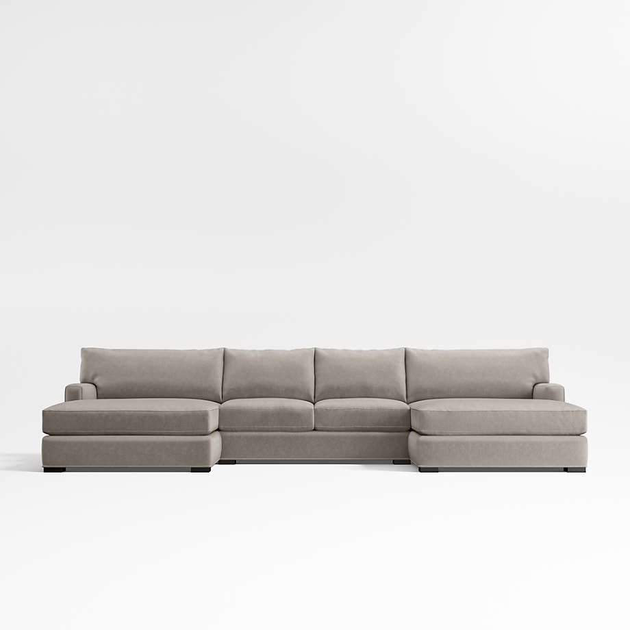 Axis Classic 3-Piece U-Shaped Sectional Sofa | Crate & Barrel