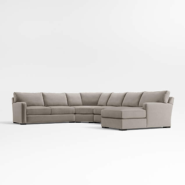 Axis Classic 3-Piece Wedge Sectional Sofa + Reviews | Crate & Barrel