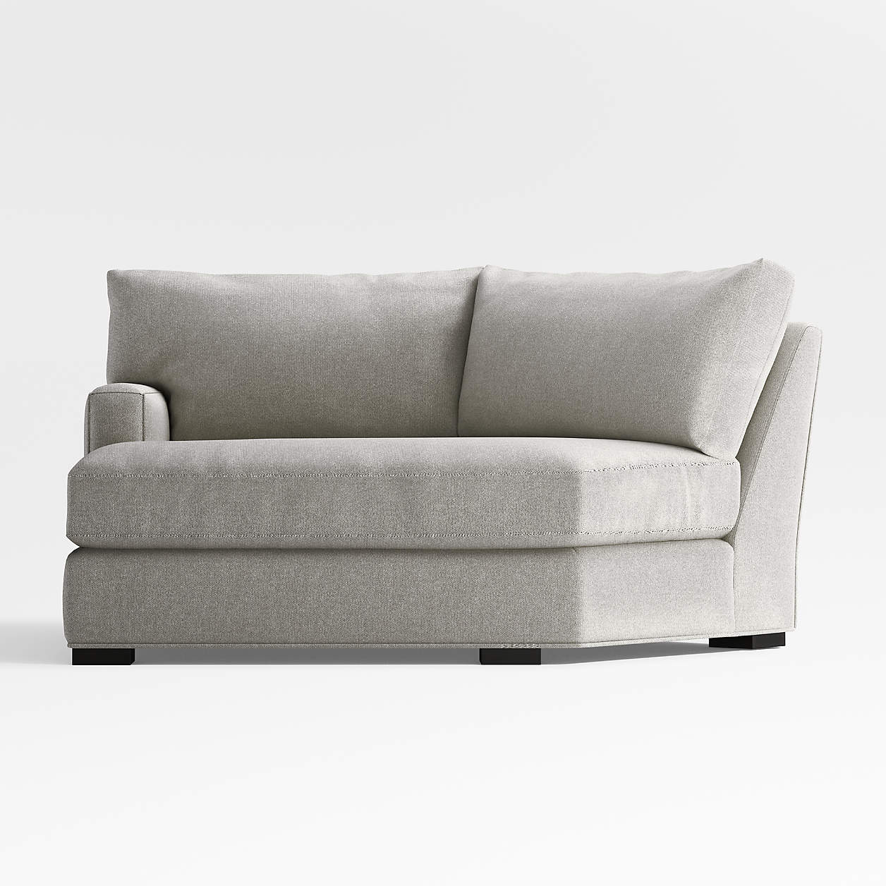 Axis Classic Left Arm Angled Chaise | Crate & Barrel