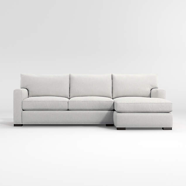 Axis Classic 2-Piece Sectional Sofa with Chaise + Reviews | Crate & Barrel