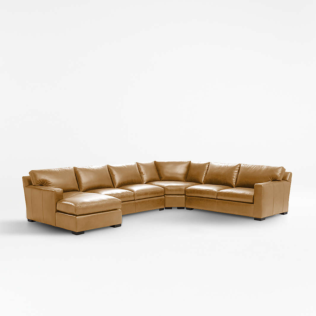 Leather Sectional Sofas: 100+ Options | Crate & Barrel
