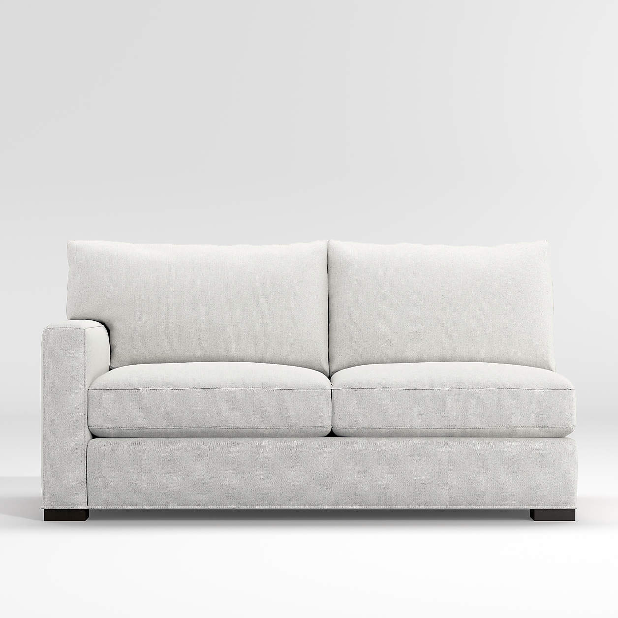 Axis Left Arm Apartment Sofa + Reviews | Crate & Barrel