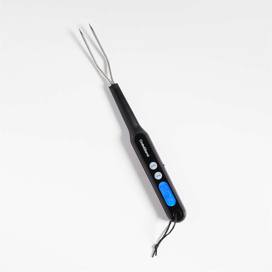 Crate & Barrel by Taylor Barbecue Thermometer Fork + Reviews | Crate & Barrel