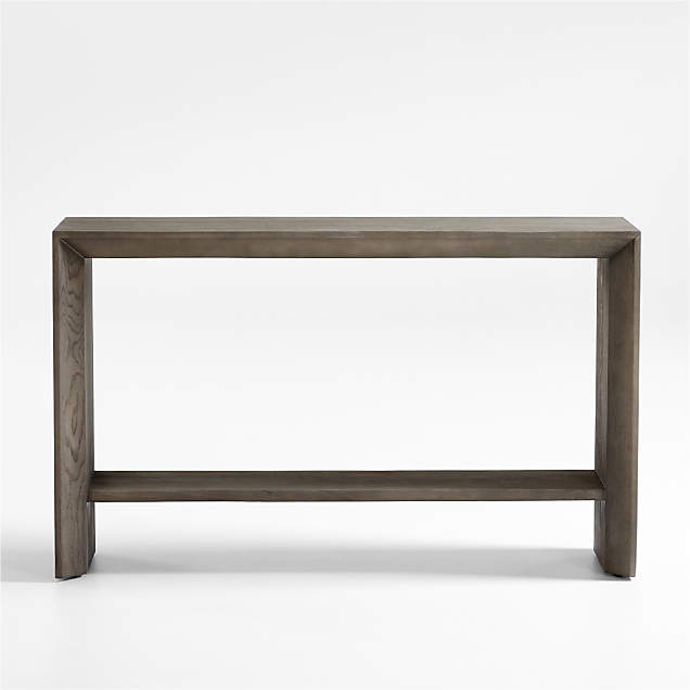 Baja Grey Oak C Table | Crate & Barrel