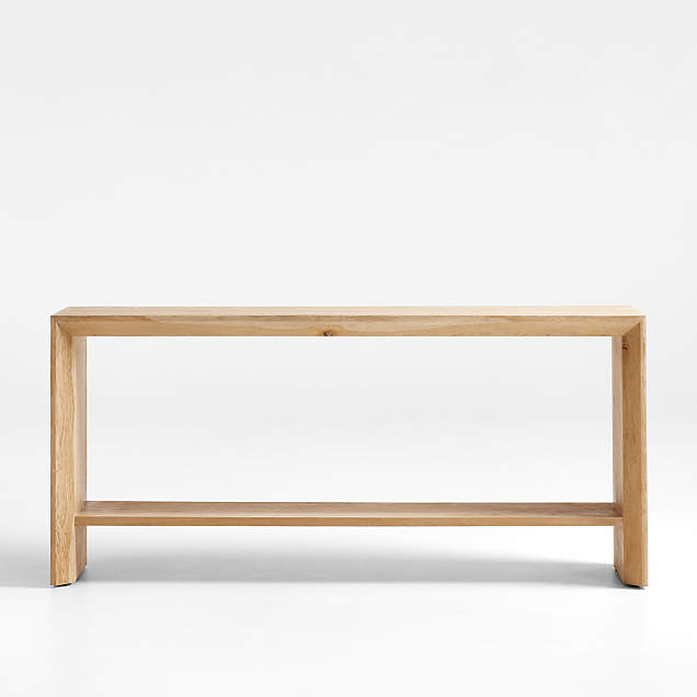 Emma Oak Console Table | Crate & Barrel Canada