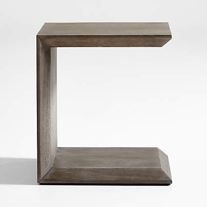 Avenue Black C Table + Reviews | Crate & Barrel