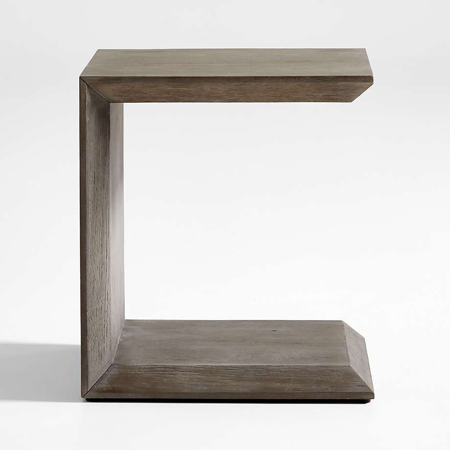 Baja Grey Oak C Table | Crate & Barrel Canada