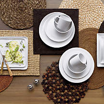 Roulette 20-Piece Dinnerware Set + Reviews | Crate & Barrel
