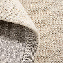 Balmoral Wool Hand-Tufted Beige Area Rug 8'x10' | Crate & Barrel