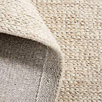 Balmoral Wool Hand-Tufted Beige Area Rug 8'x10' | Crate & Barrel