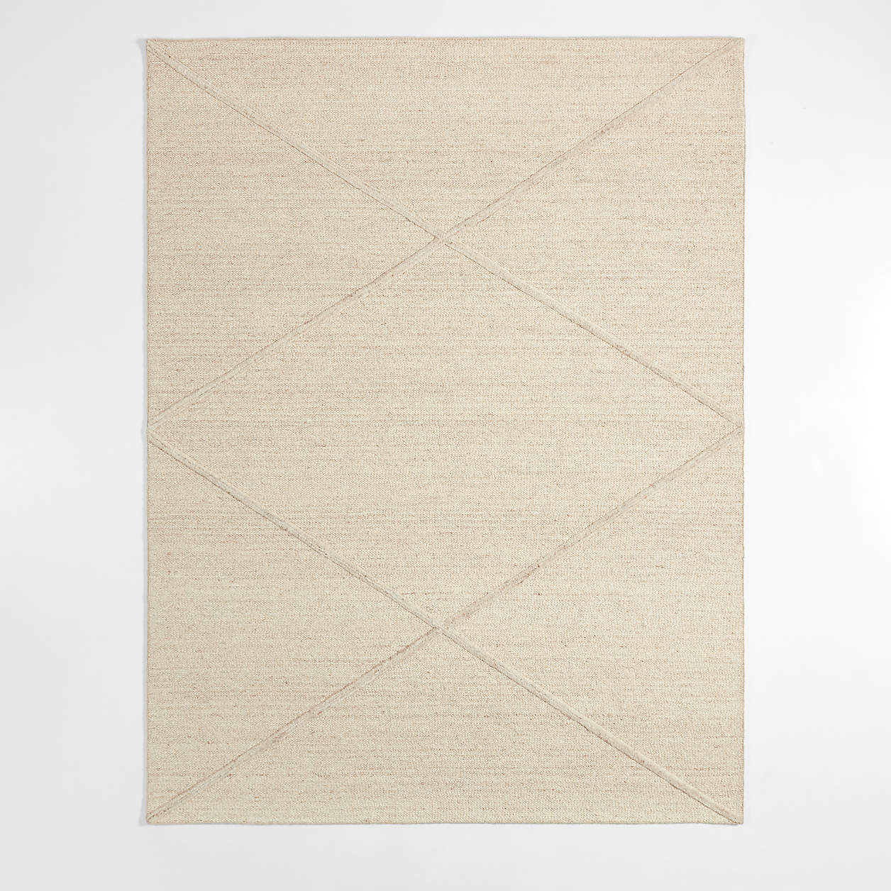 Balmoral Wool Hand-Tufted Beige Area Rug 8'x10' + Reviews | Crate & Barrel