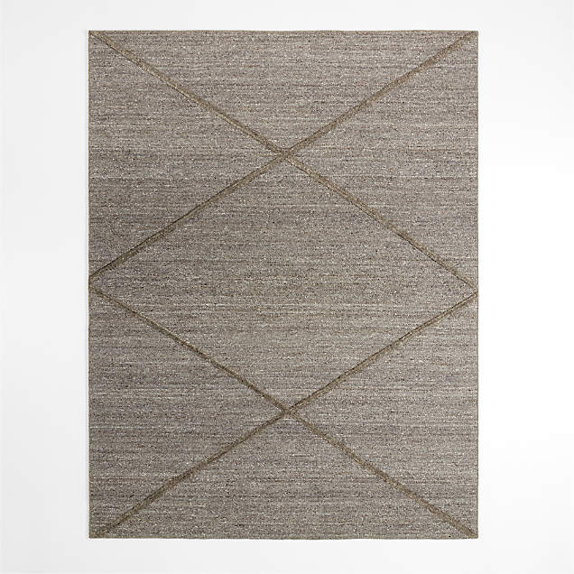 Carmel Wool Tan Area Rug 8'x10' | Crate & Barrel