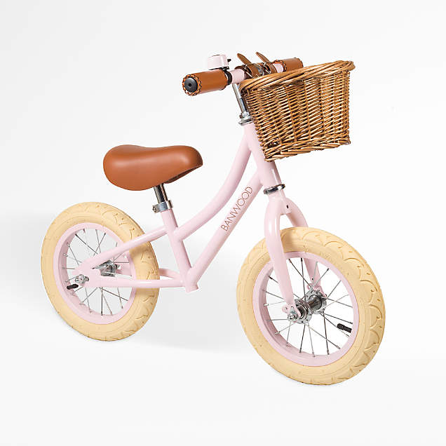 Banwood Soft Pink Toddler Trike + Reviews | Crate & Kids