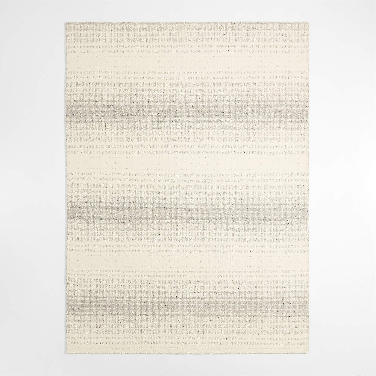 Barcelona Wool Handwoven Grey Ivory Area Rug 6'x9' + Reviews | Crate ...