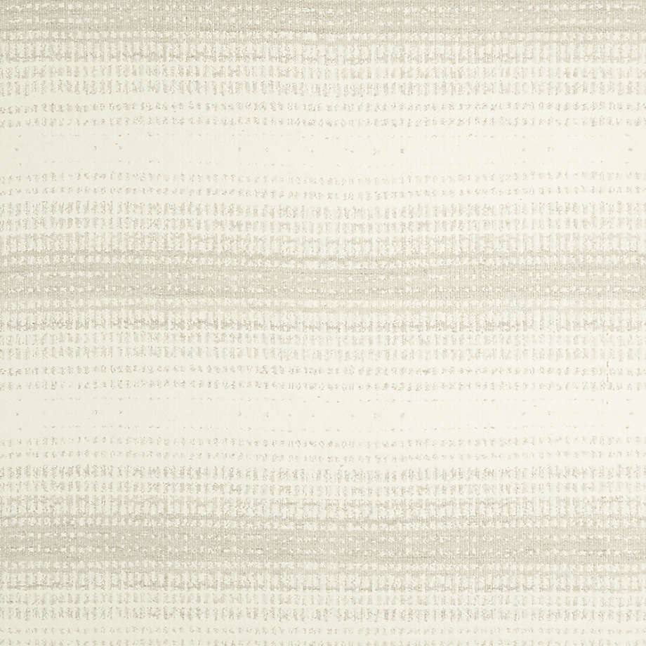 Barcelona Wool Handwoven White Beige Area Rug | Crate & Barrel