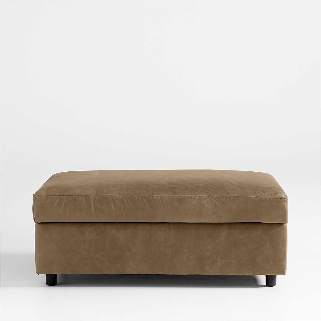 Storage Ottomans, Modern Ottomans & Leather Cubes | Crate & Barrel