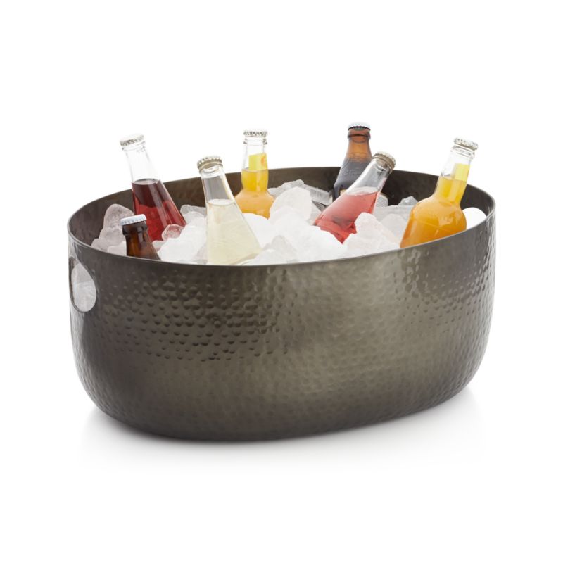 Bash Graphite Beverage Tub + Reviews | Crate & Barrel